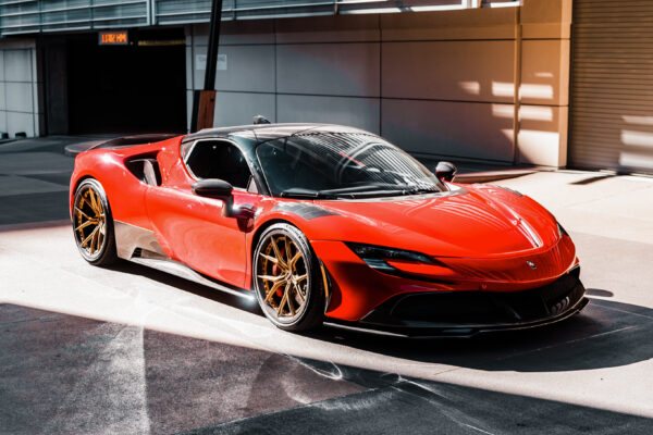 FERRARI SF90 MV FORGED SL-102 CARBON SERIES - MV Forged | Bespoke Wheels