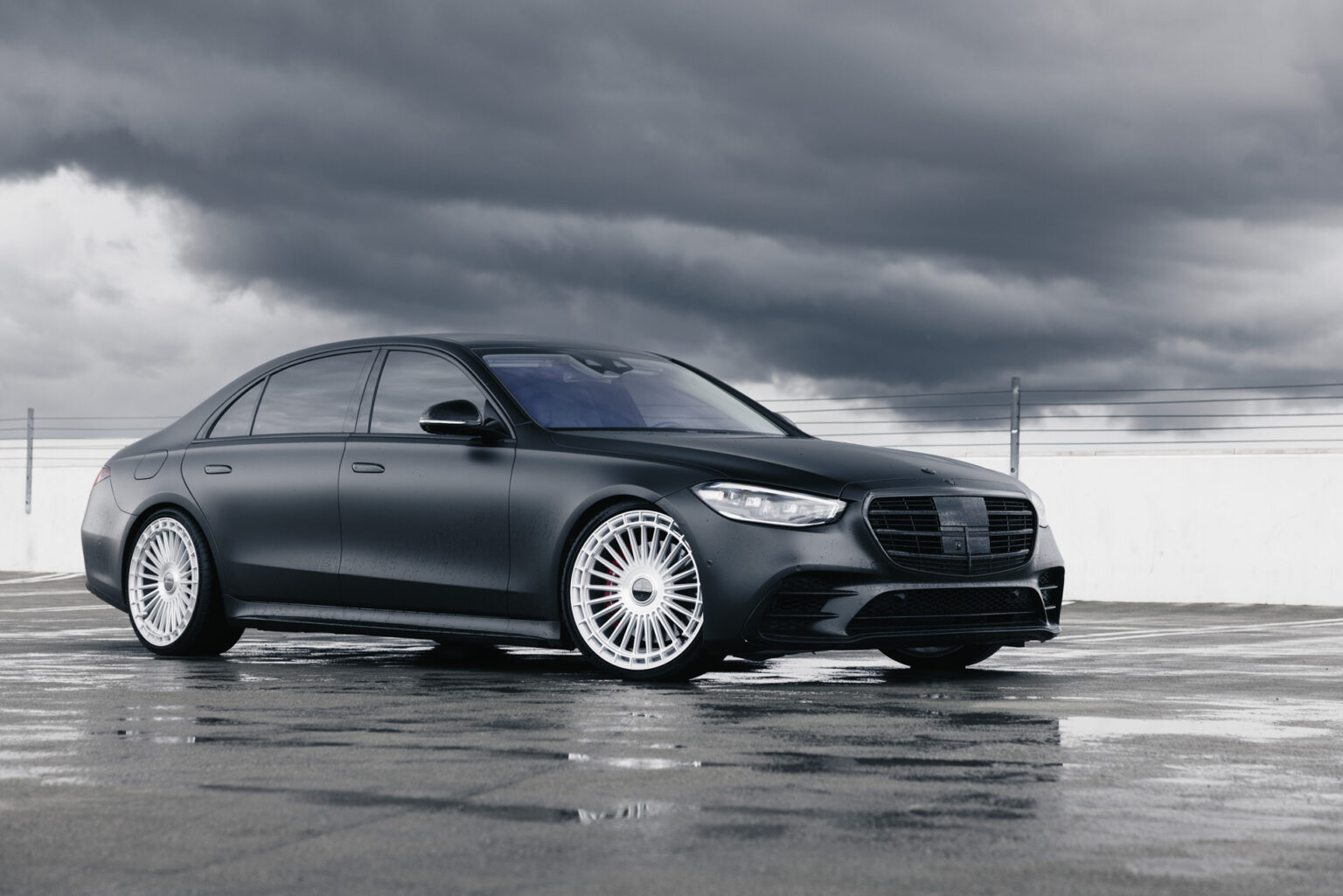 MERCEDES BENZ S580 MVF40 DIAMOND SILVER - MV Forged | Bespoke Wheels